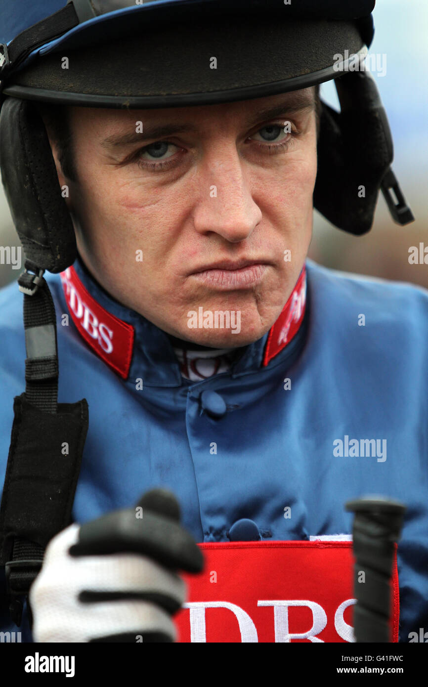 Jockey barry geraghty during festival trials day at cheltenham ...