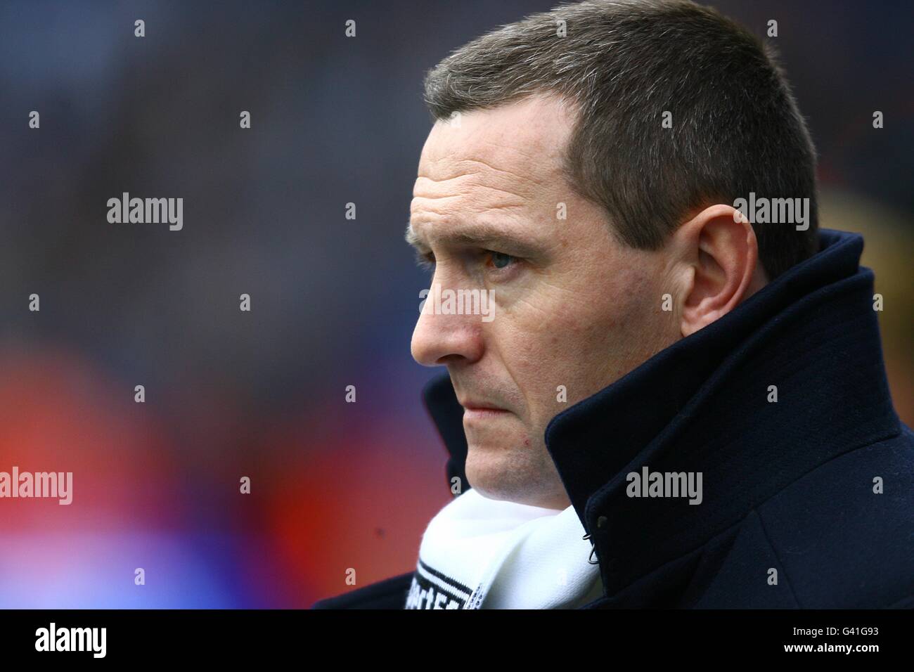 Coventry City manager Adrian Boothroyd prior to kick-off Stock Photo ...
