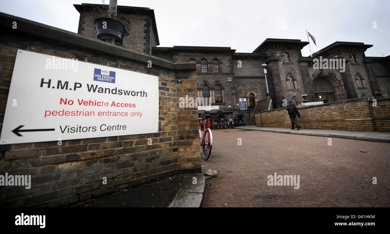Wandsworth prison sign hi-res stock photography and images - Alamy