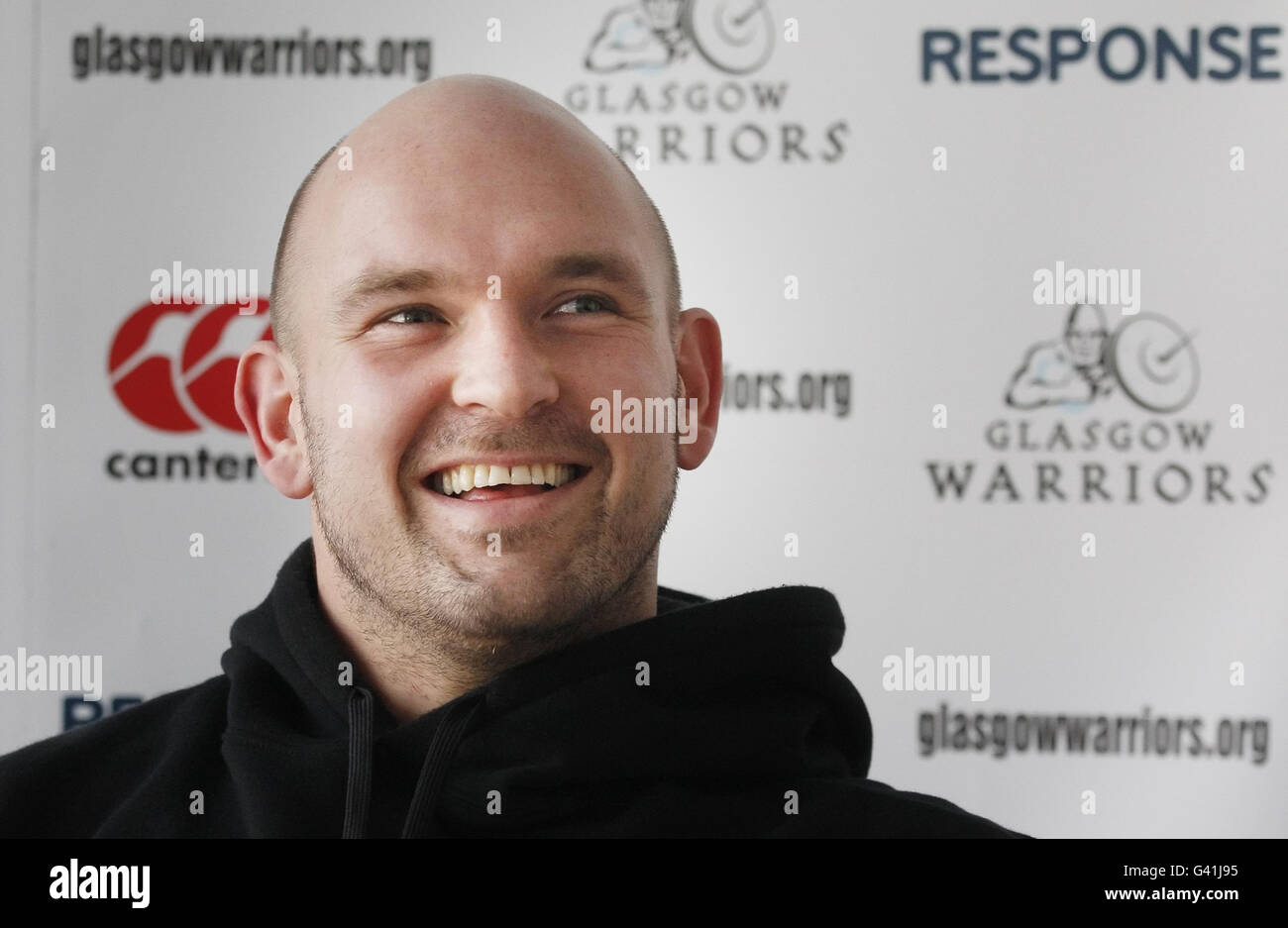 Glasgow warriors dougie hall team announcement scotstoun stadium hi-res ...