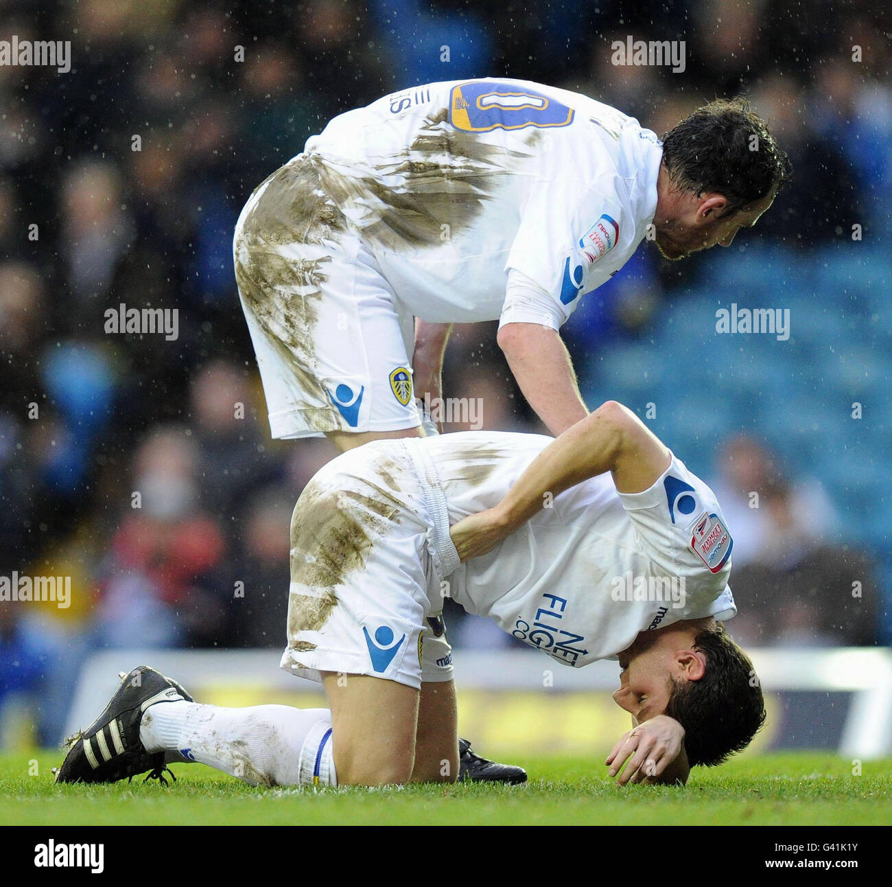 Elland road injured hi-res stock photography and images - Alamy