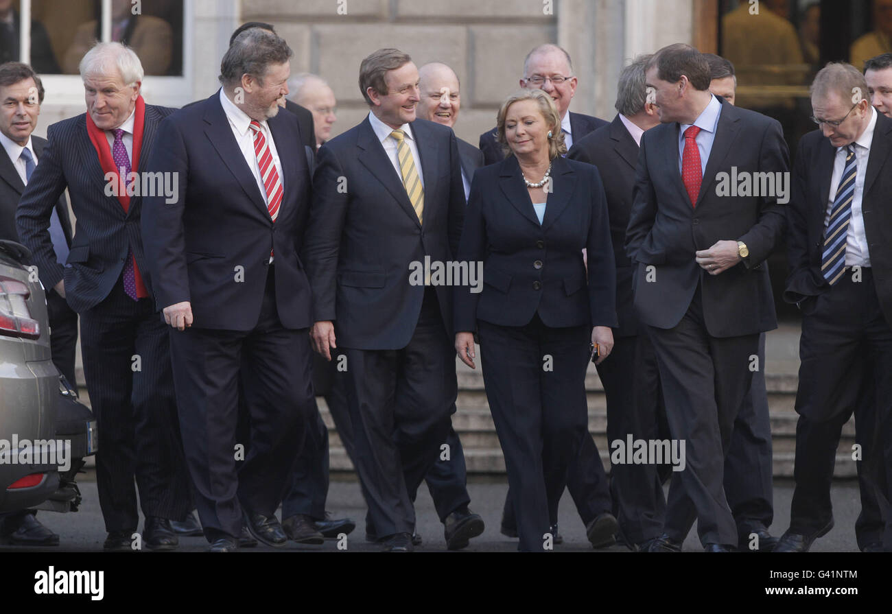 Ireland election announced Stock Photo - Alamy