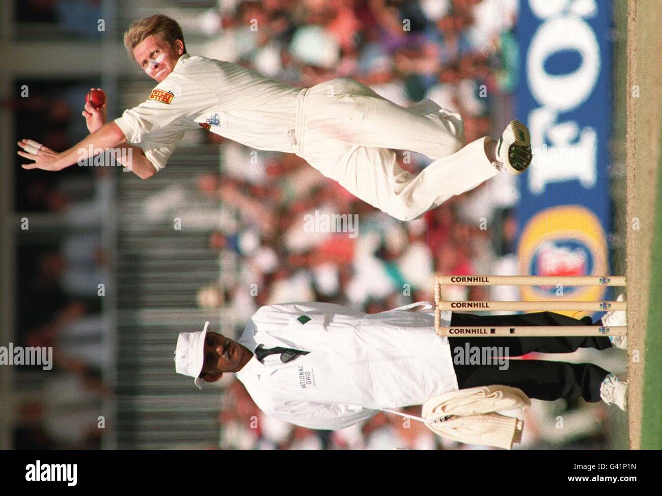 Sixth test Dominic Cork Stock Photo - Alamy