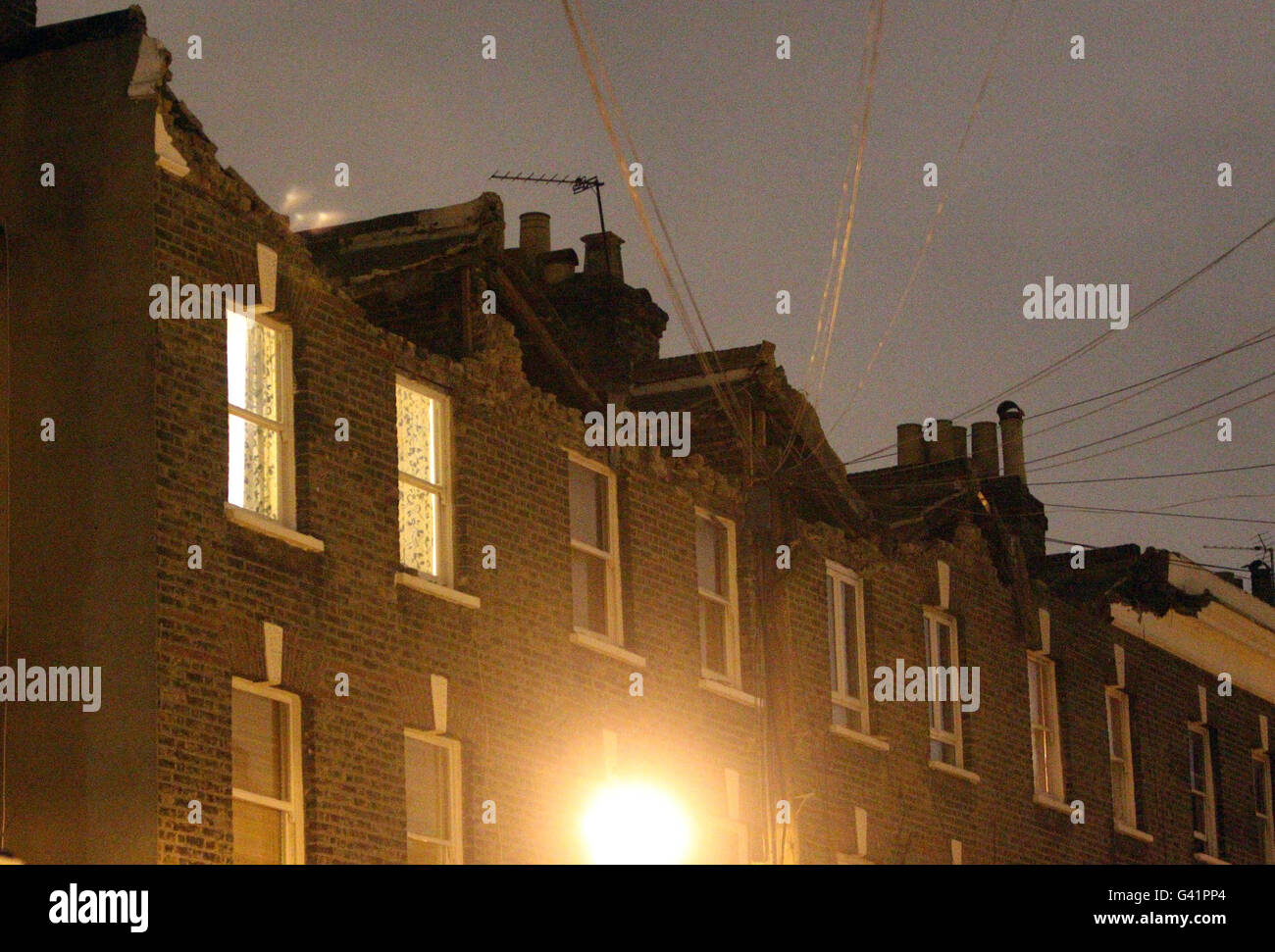 South london after a gas explosion hi-res stock photography and images ...