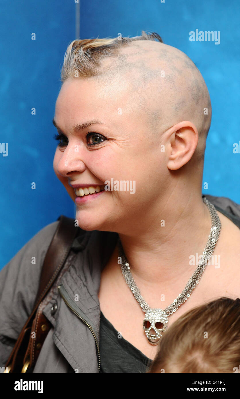 Gail arrives at the screening of new disney film tangled hi-res stock ...