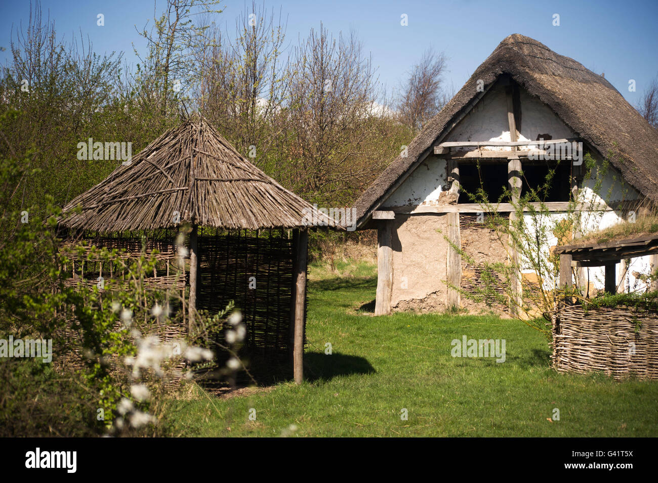 Anglo saxon hall reconstruction hi-res stock photography and images - Alamy