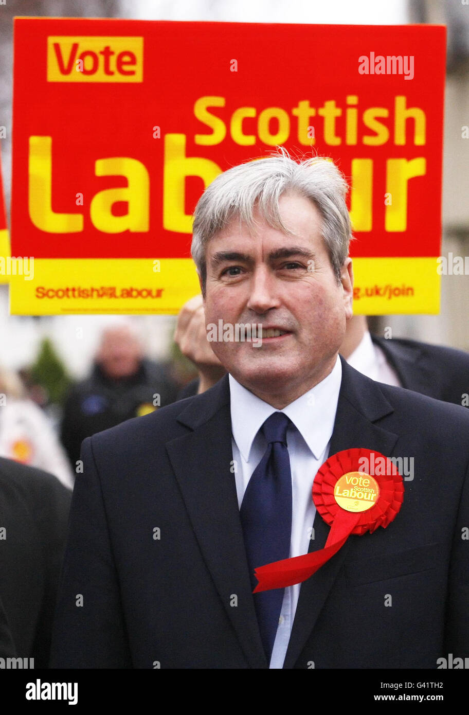 Scottish labour leader on campaign trail hi-res stock photography and ...