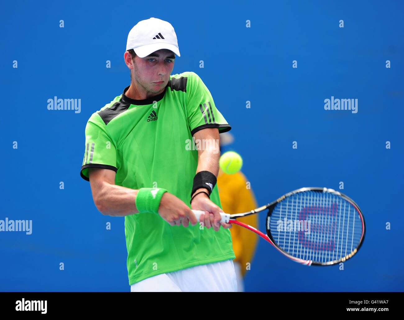 Tennis - 2011 Australian Open - Day Nine - Melbourne Park Stock Photo ...