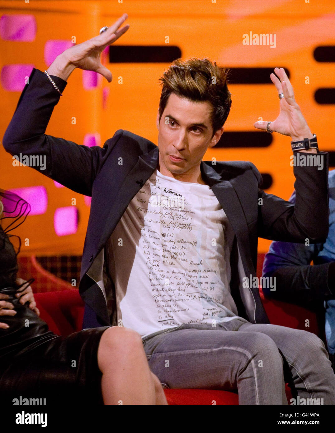 Russell Kane during a recording of the Graham Norton Show at The London ...