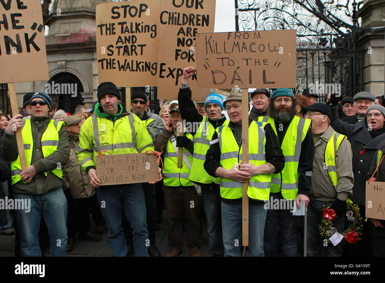Irish political upheaval Stock Photo - Alamy