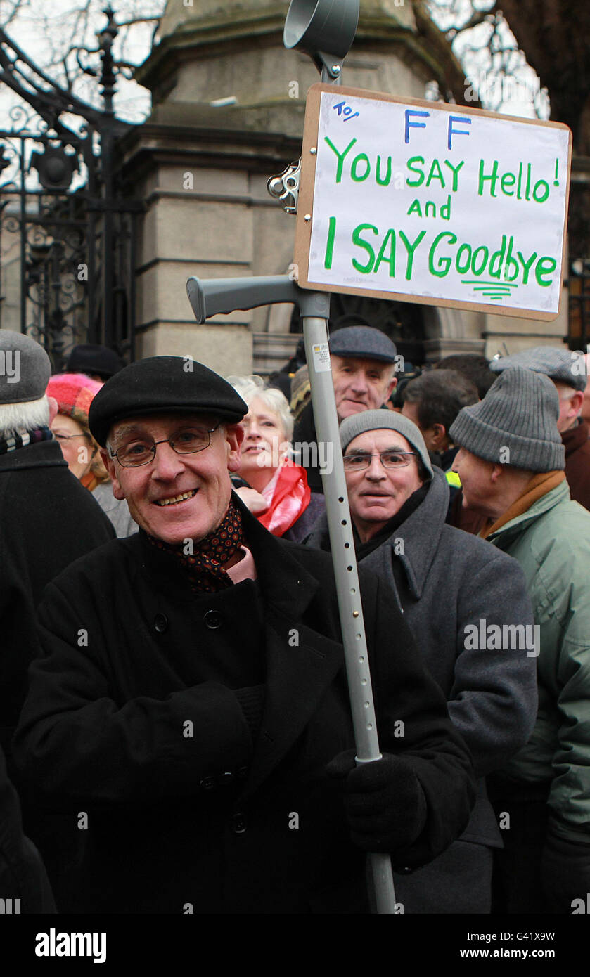 Irish political upheaval Stock Photo - Alamy