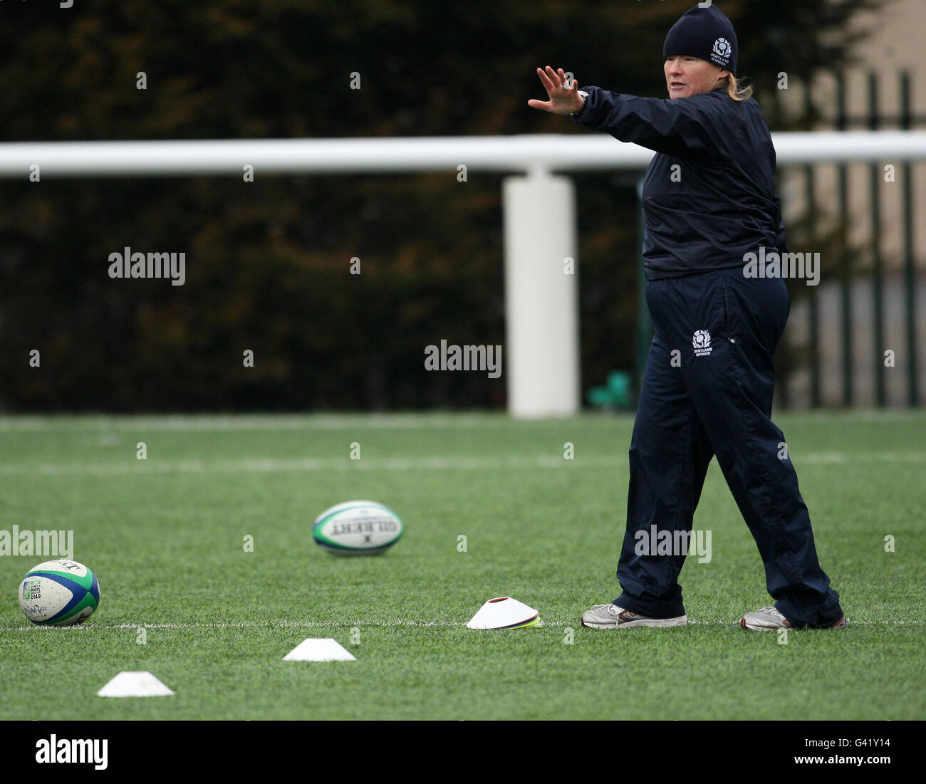 Scotland head coach karen findlay hi-res stock photography and images ...
