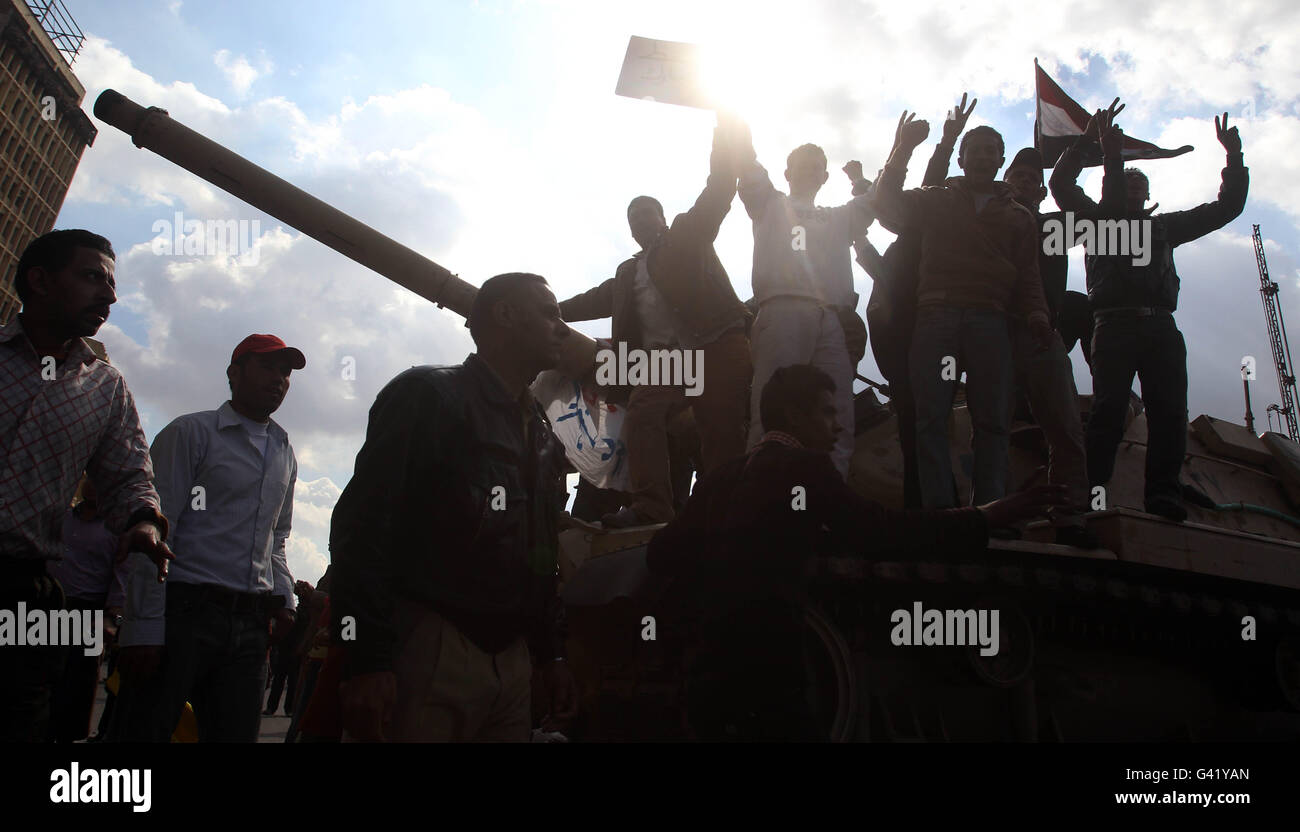 Tank protesters hi-res stock photography and images - Alamy