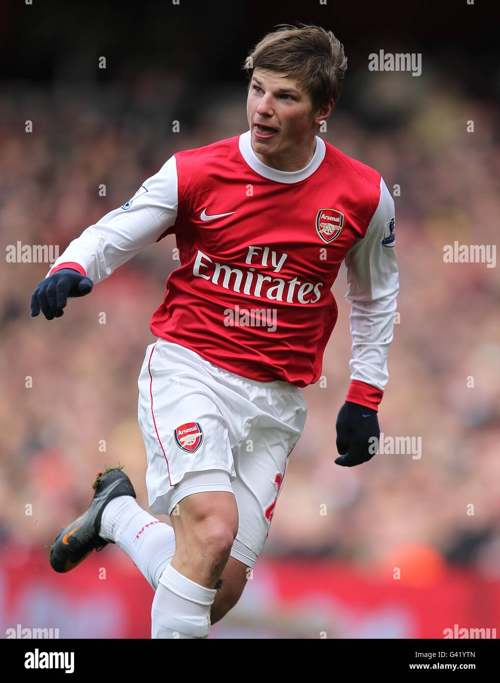 Emirates stadium andrey arshavin hi-res stock photography and images ...