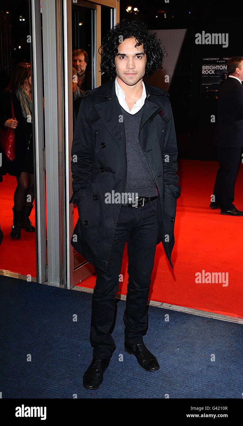 Reece Ritchie arriving for the European premiere of Brighton Rock at ...