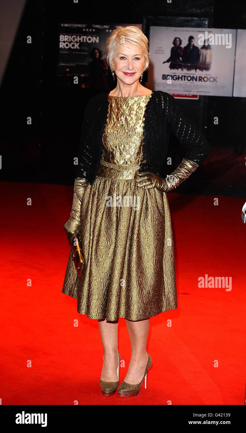Brigton Rock European Premiere - London Stock Photo - Alamy