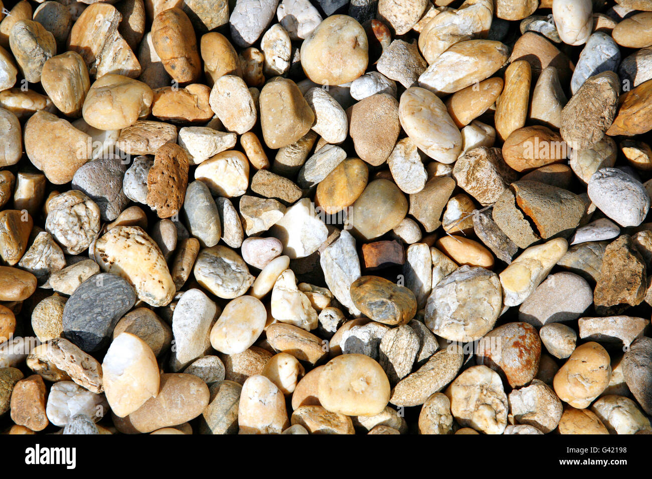 Closeup of stones texture. Pattern naturally polished river pebbles as ...