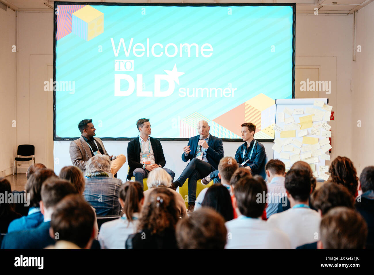 MUNICH/GERMANY - JUNE 16: Daniel Ramamoorthy (Serial Entrepreneur), Felix Reinshagen (NavVis ...