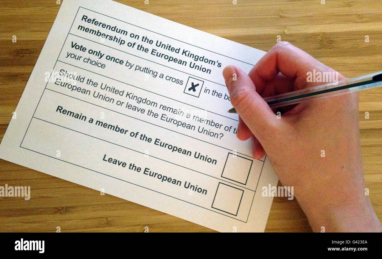 Illustration uk eu kingdom united vote hi-res stock photography and ...