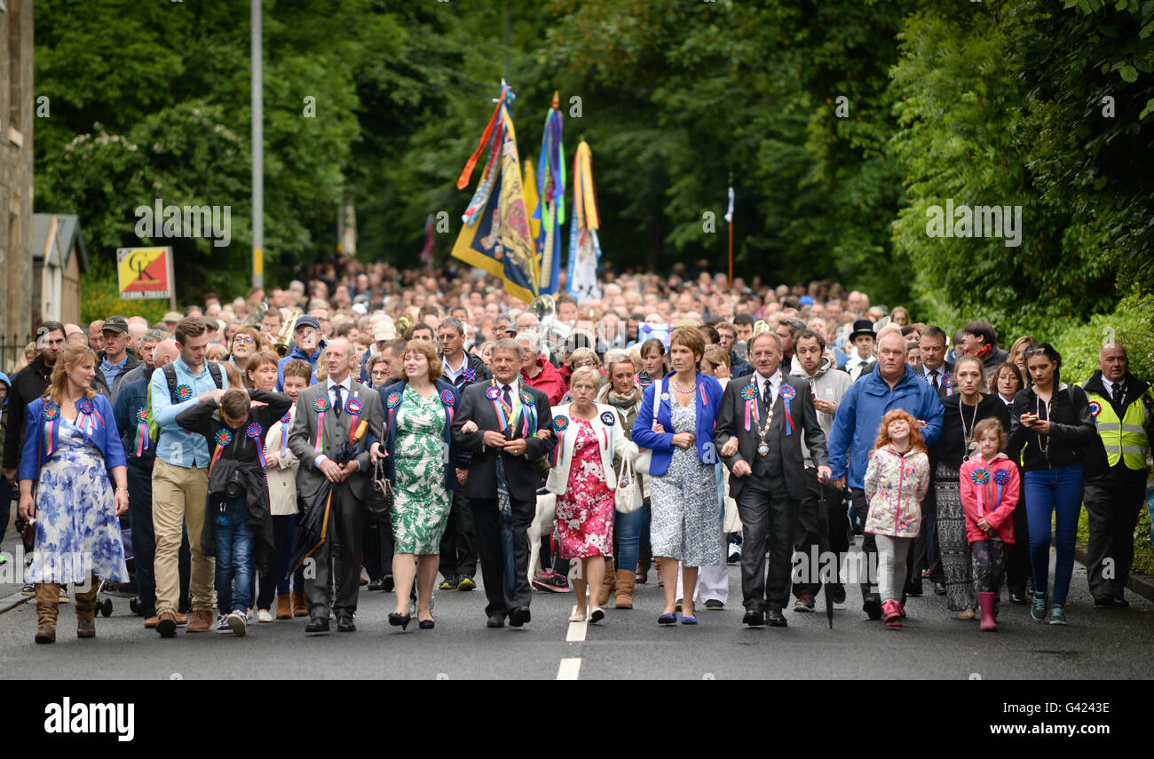 Bearing scottish flag hi-res stock photography and images - Alamy