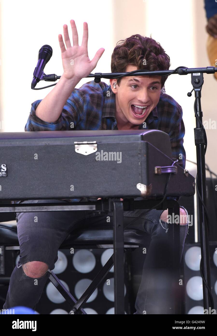 New York, NY, USA. 17th June, 2016. Charlie Puth on stage for NBC Today ...