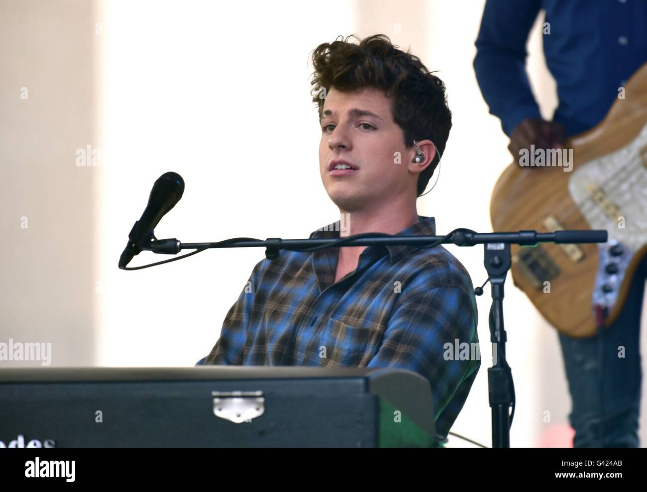 New York, NY, USA. 17th June, 2016. Charlie Puth on stage for NBC Today ...
