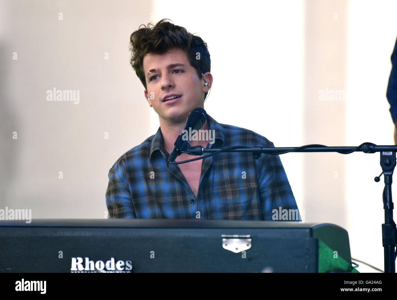 New York, NY, USA. 17th June, 2016. Charlie Puth on stage for NBC Today ...