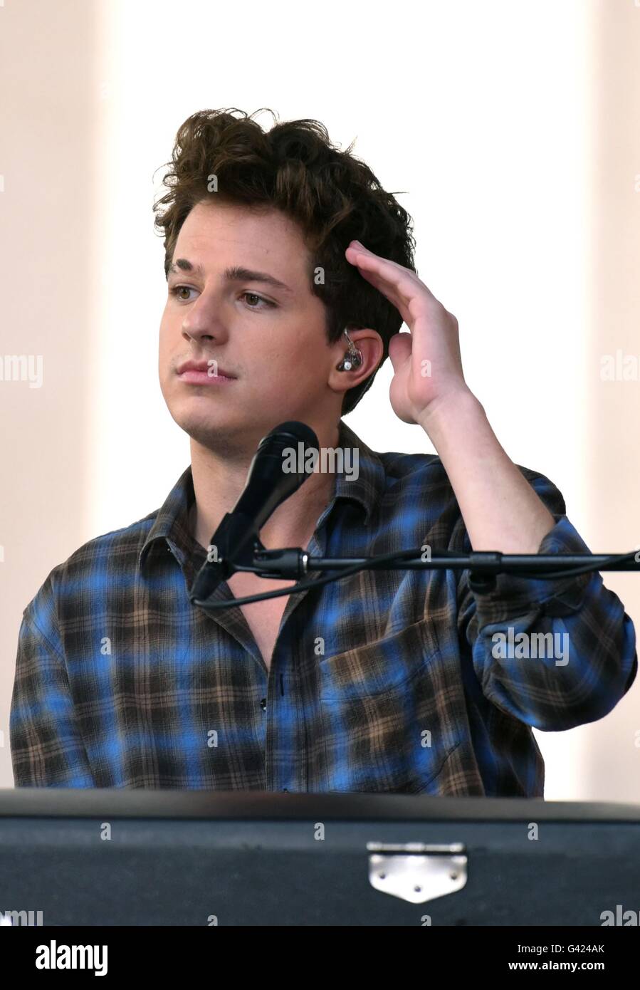 New York, NY, USA. 17th June, 2016. Charlie Puth on stage for NBC Today ...