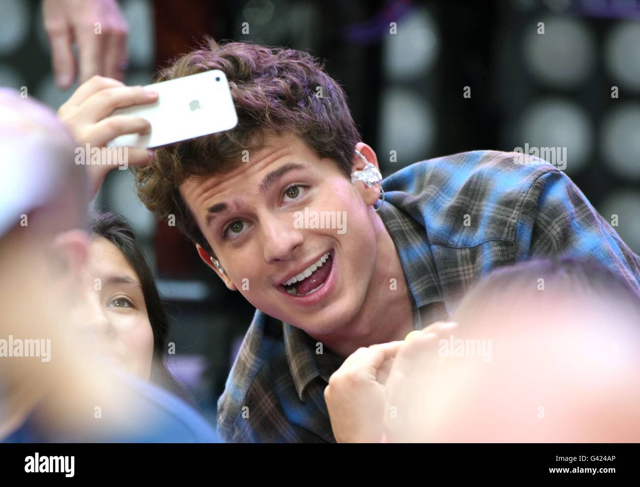 New York, NY, USA. 17th June, 2016. Charlie Puth on stage for NBC Today ...