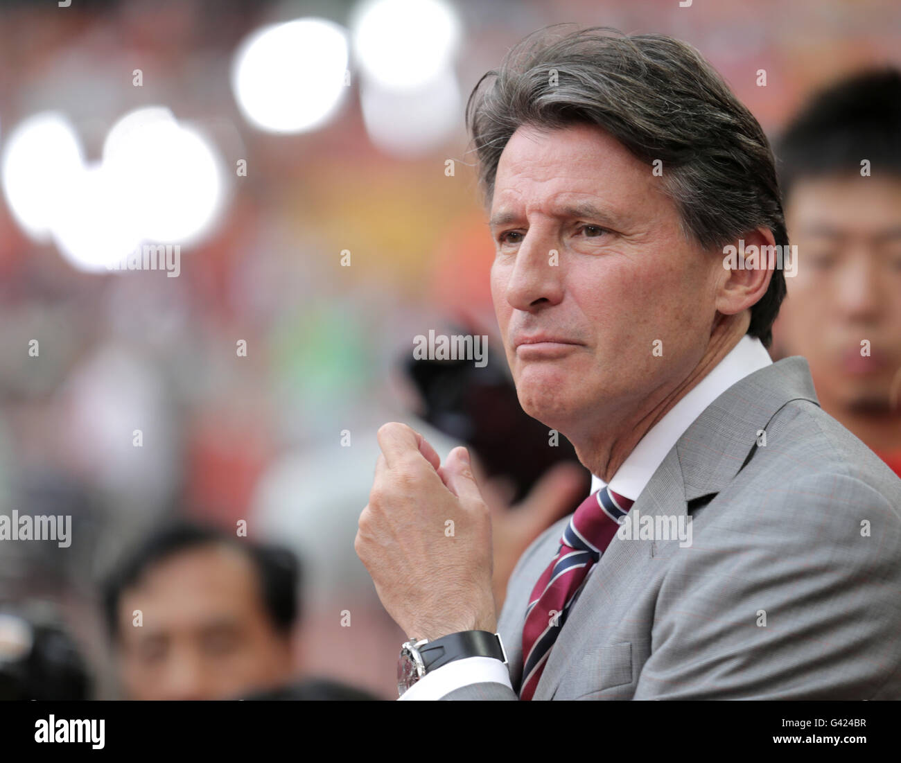 Sebastian Coe, president of the IAAF (International Association of ...