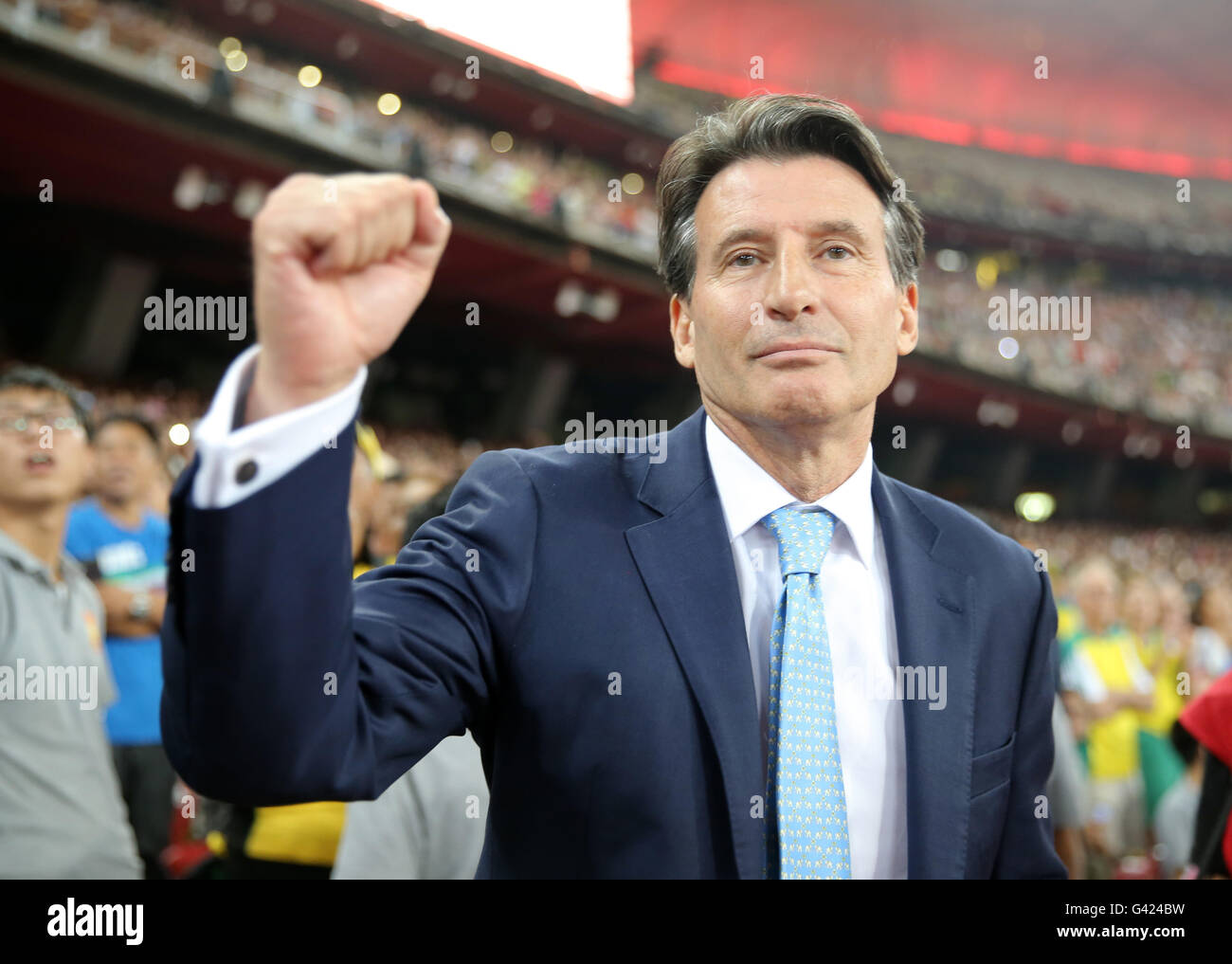 Sebastian Coe, newly elected president of the IAAF (International ...