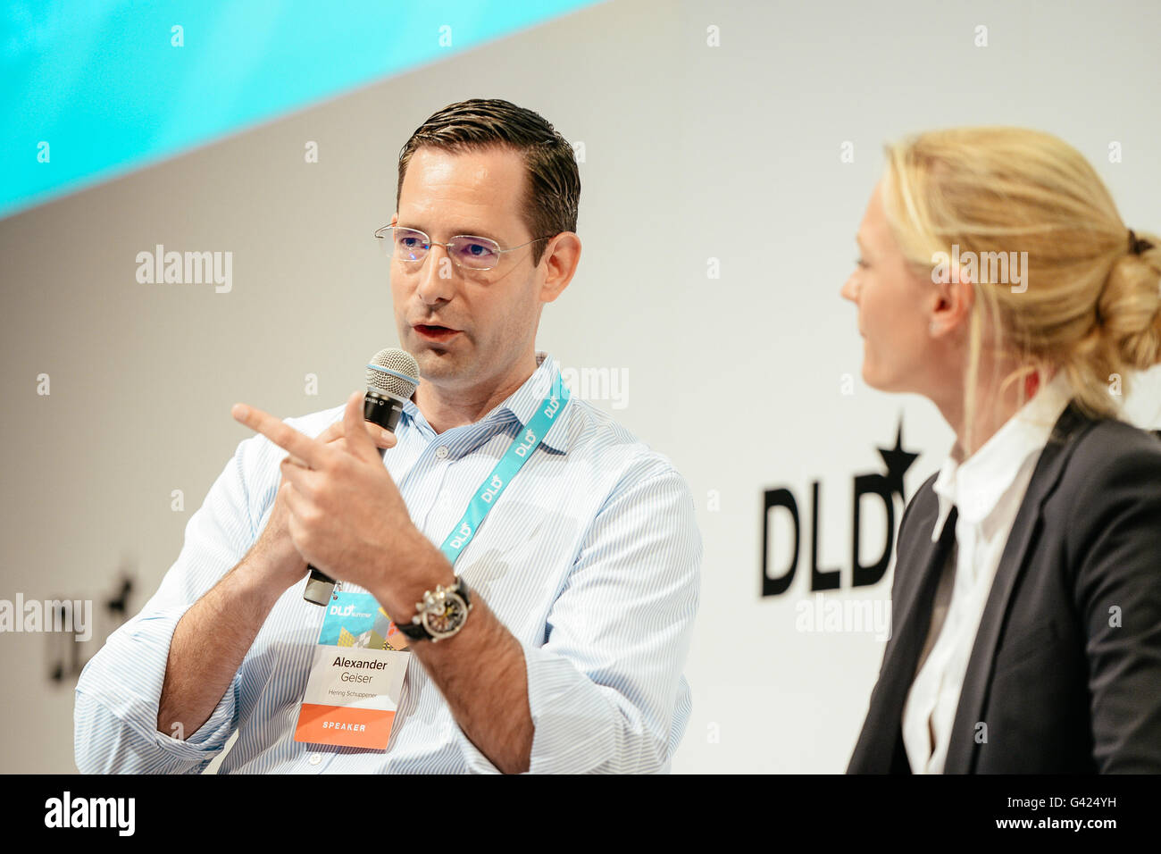 MUNICH/GERMANY - JUNE 17: Alexander Geiser (Hering Schuppener/Wir ...