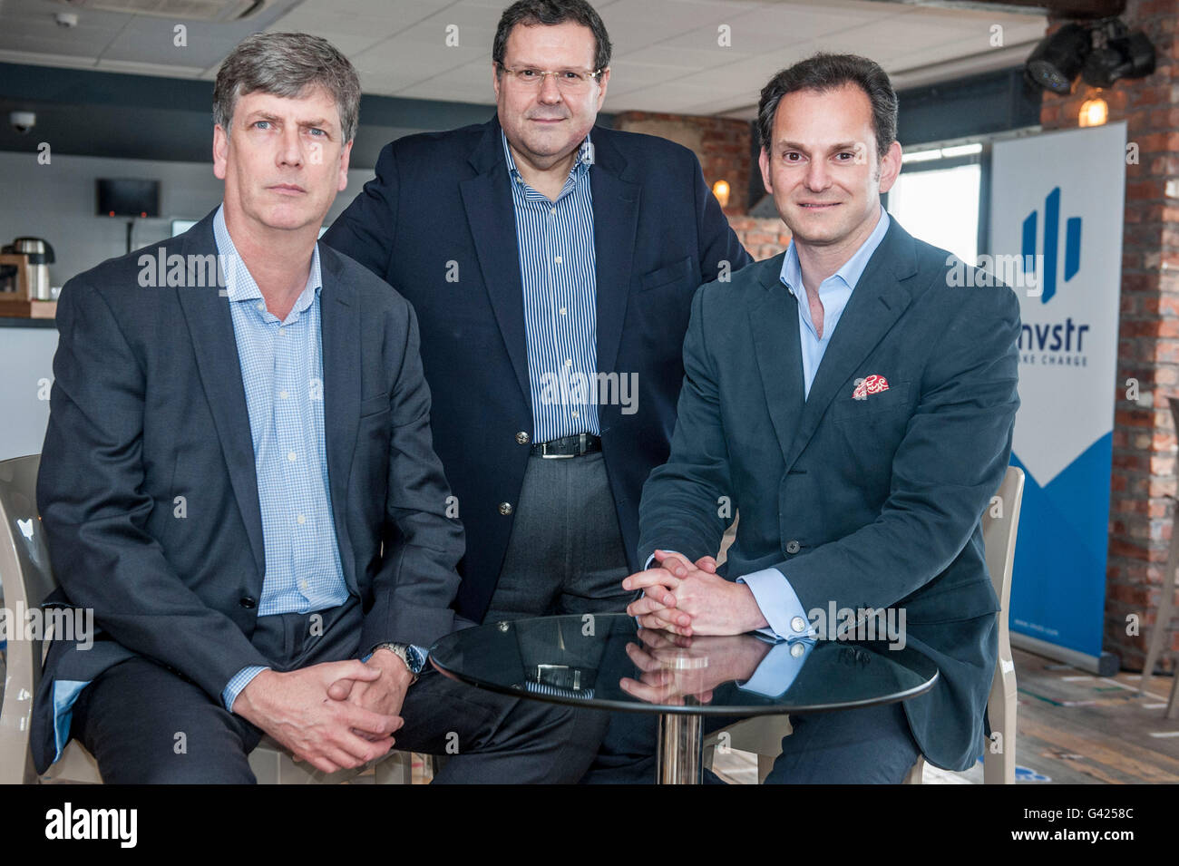 London, UK. 16th June, 2016. Launch of Invstr app at skylight, Millbank ...