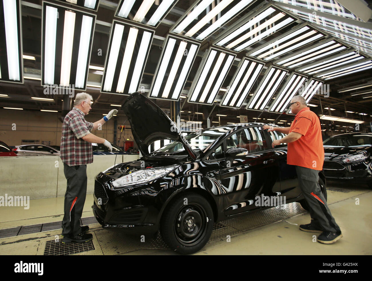 Cologne, Germany. 17th June, 2016. Ford employees assembling and ...