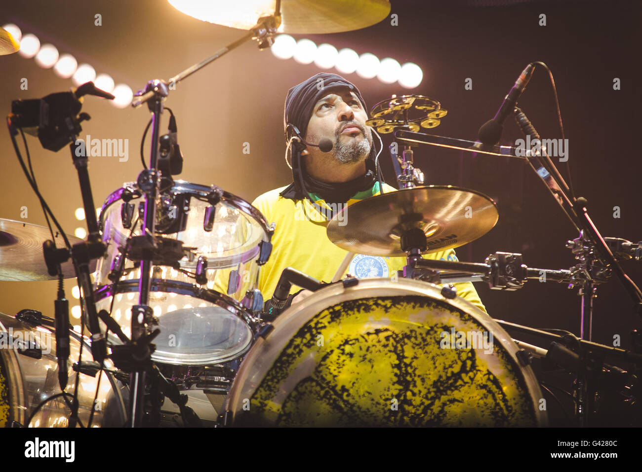 Manchester, UK. 17th June, 2016. The Stone Roses (Ian Brown, John ...