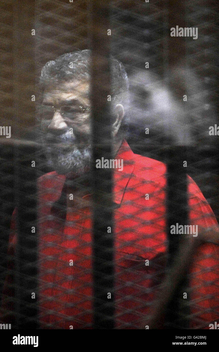 Cairo, Egypt. 18th June, 2016. Egypt's ousted Islamist president ...