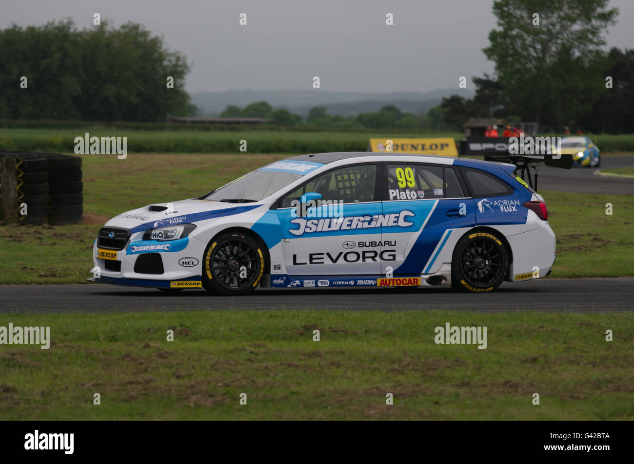 Motor racing at the croft circuit in darlington uk hi-res stock ...