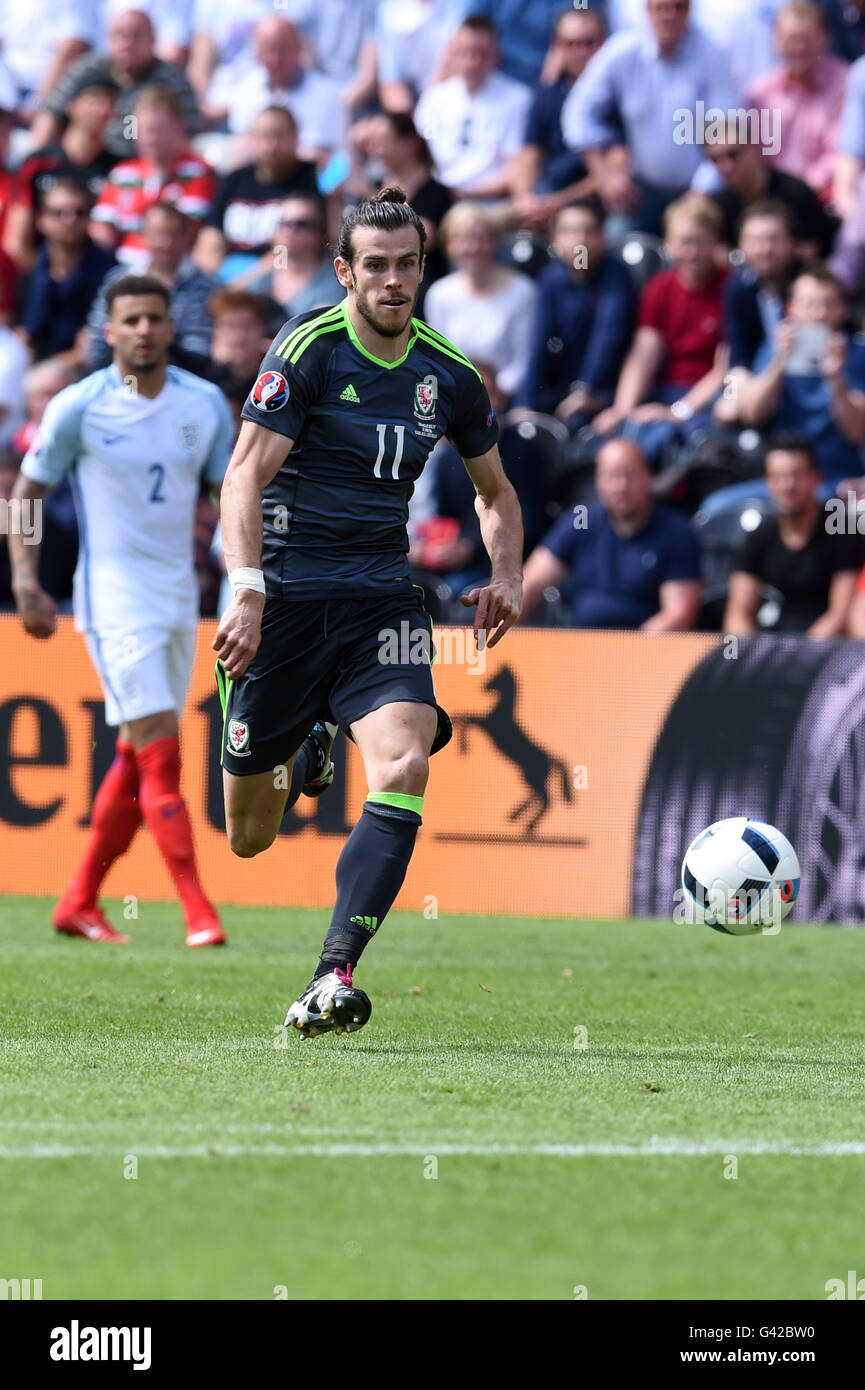 Gareth Bale (Galles) ; June 16; 2016- Football : Uefa Euro France 2016 ...