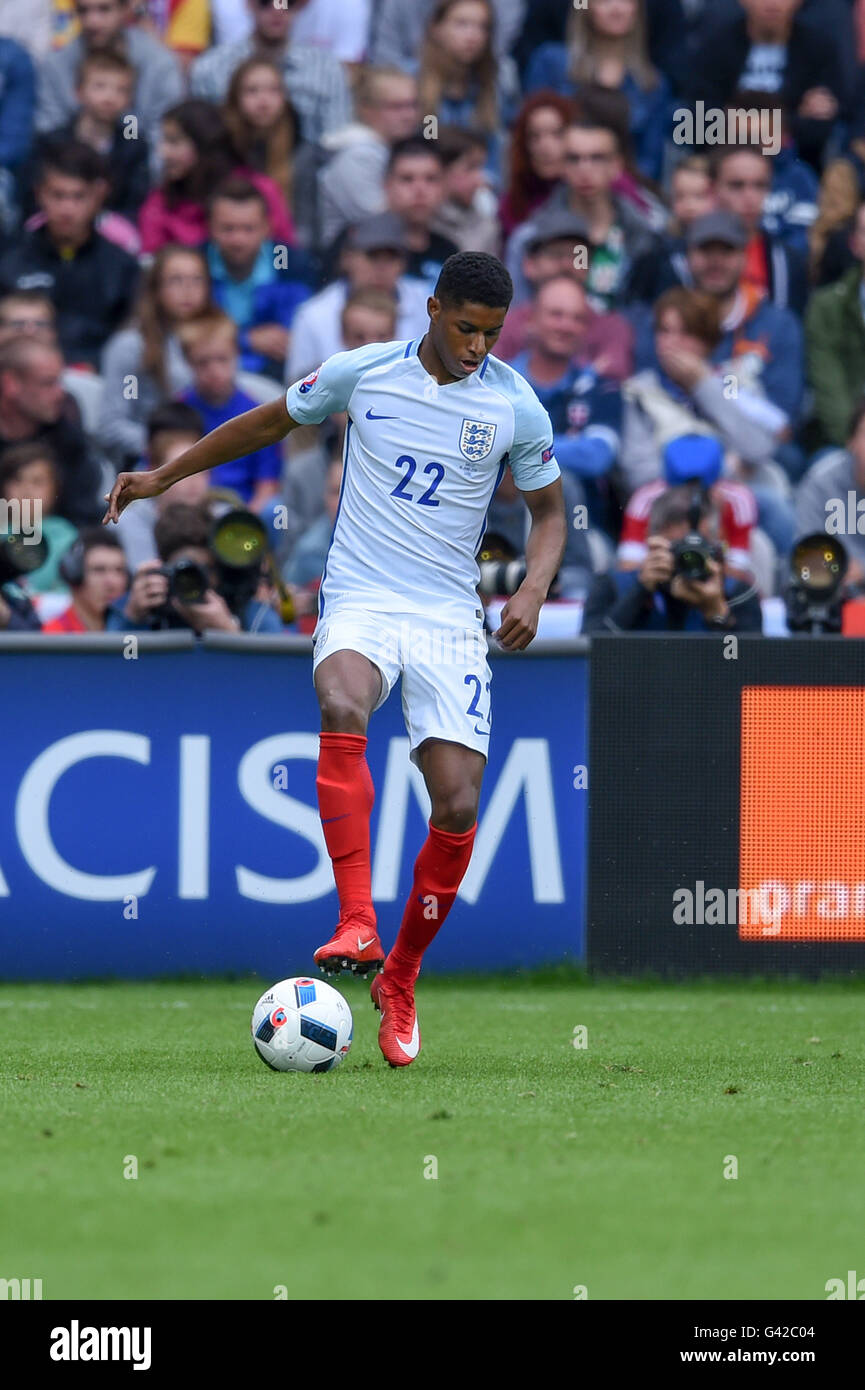 Marcus Rashford (England) ; June 16; 2016- Football : Uefa Euro France ...