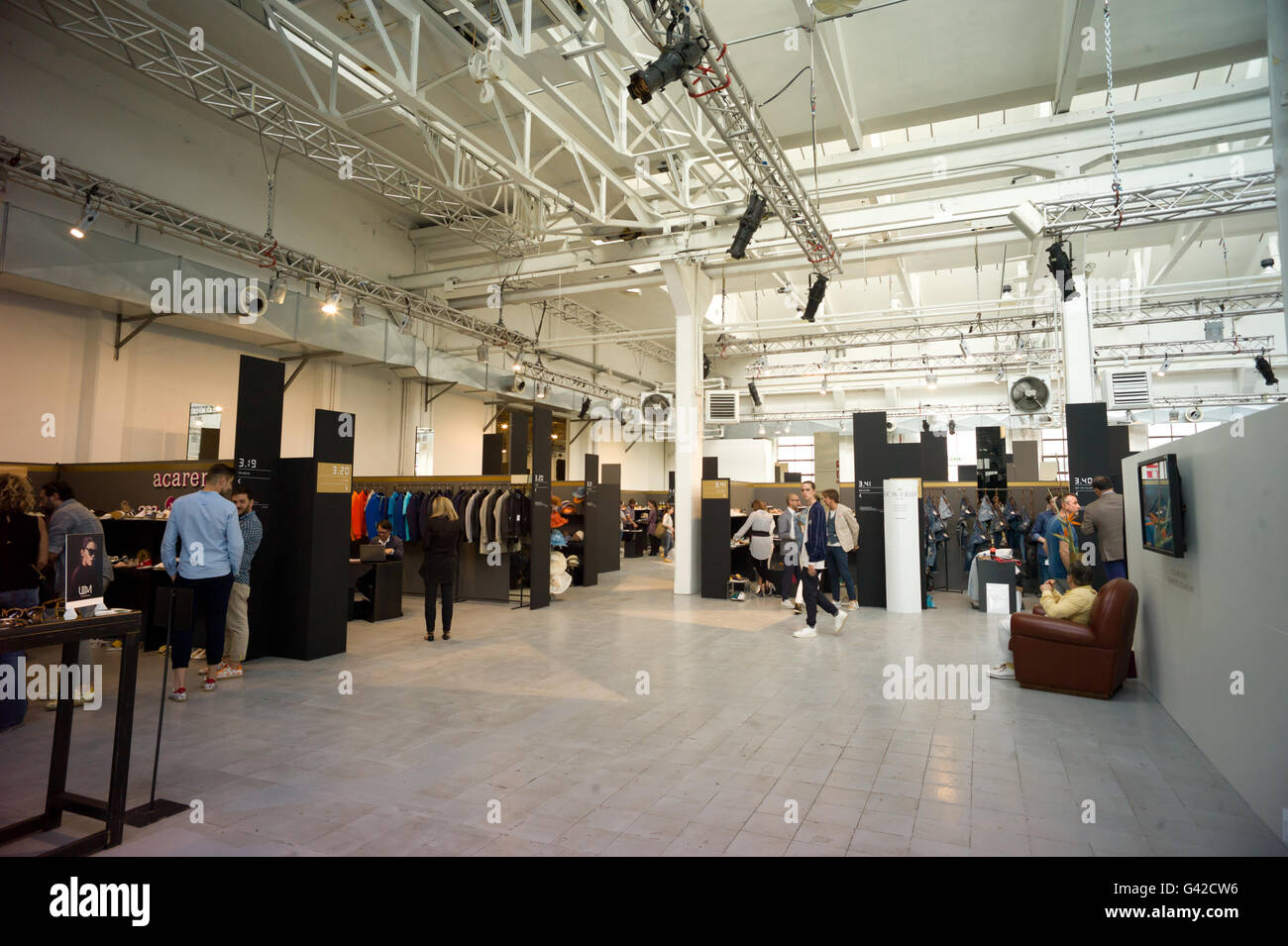 view of the White trade show Stock Photo - Alamy