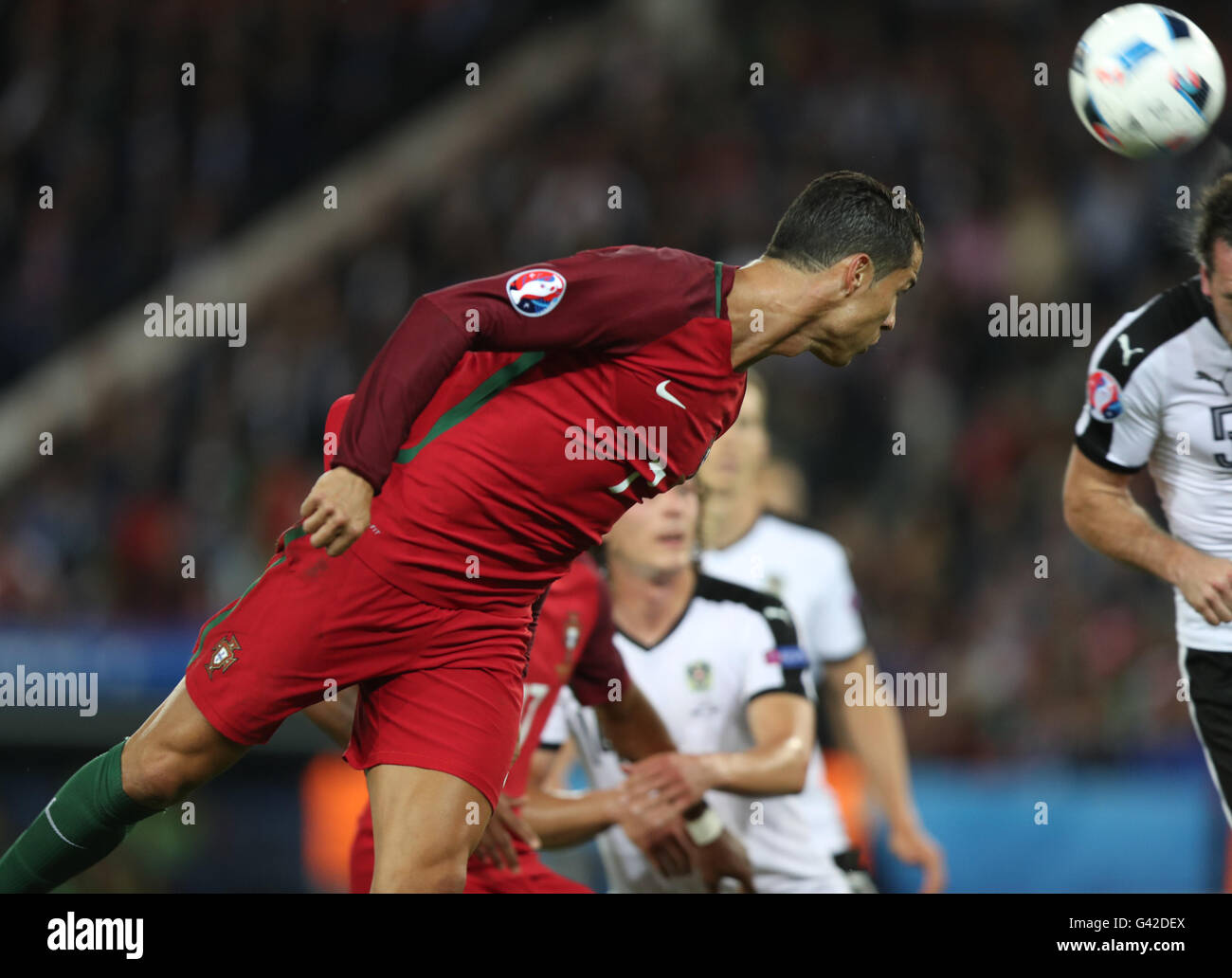 Paris, France. 18th June, 2016. Cristiano Ronaldo of Portugal competes ...