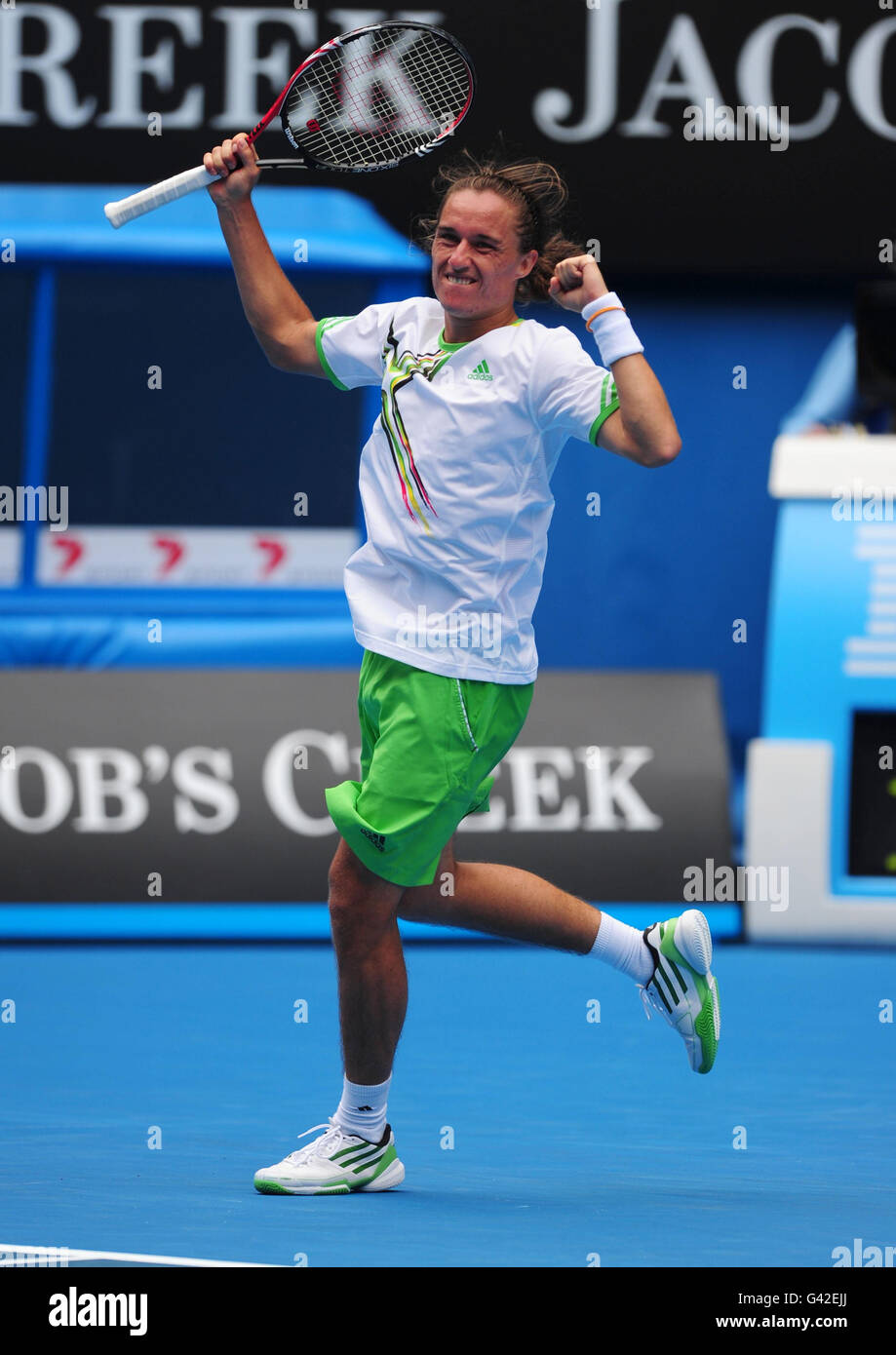 10002 tennis australian full length celebrating mangsk hi-res stock ...