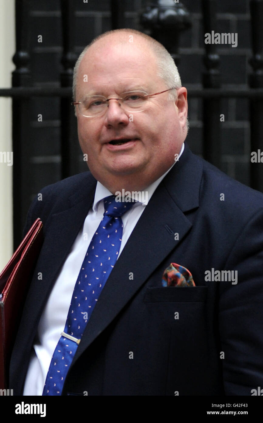 Eric pickles arrives for the cabinet meeting at downing street hi-res ...