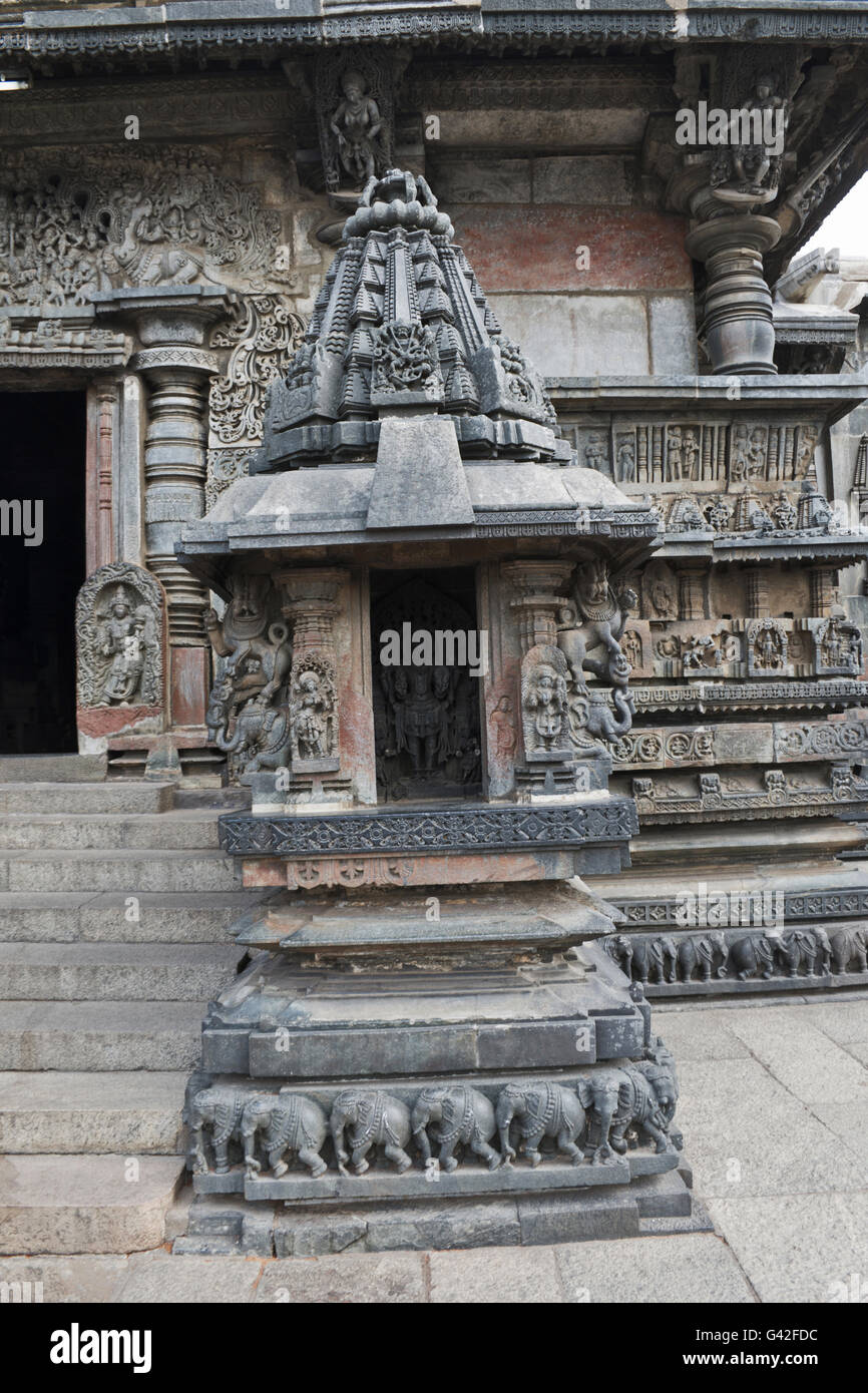 Miniature shrines with Bhumija style superstructure. Swarg Dwara (Door ...