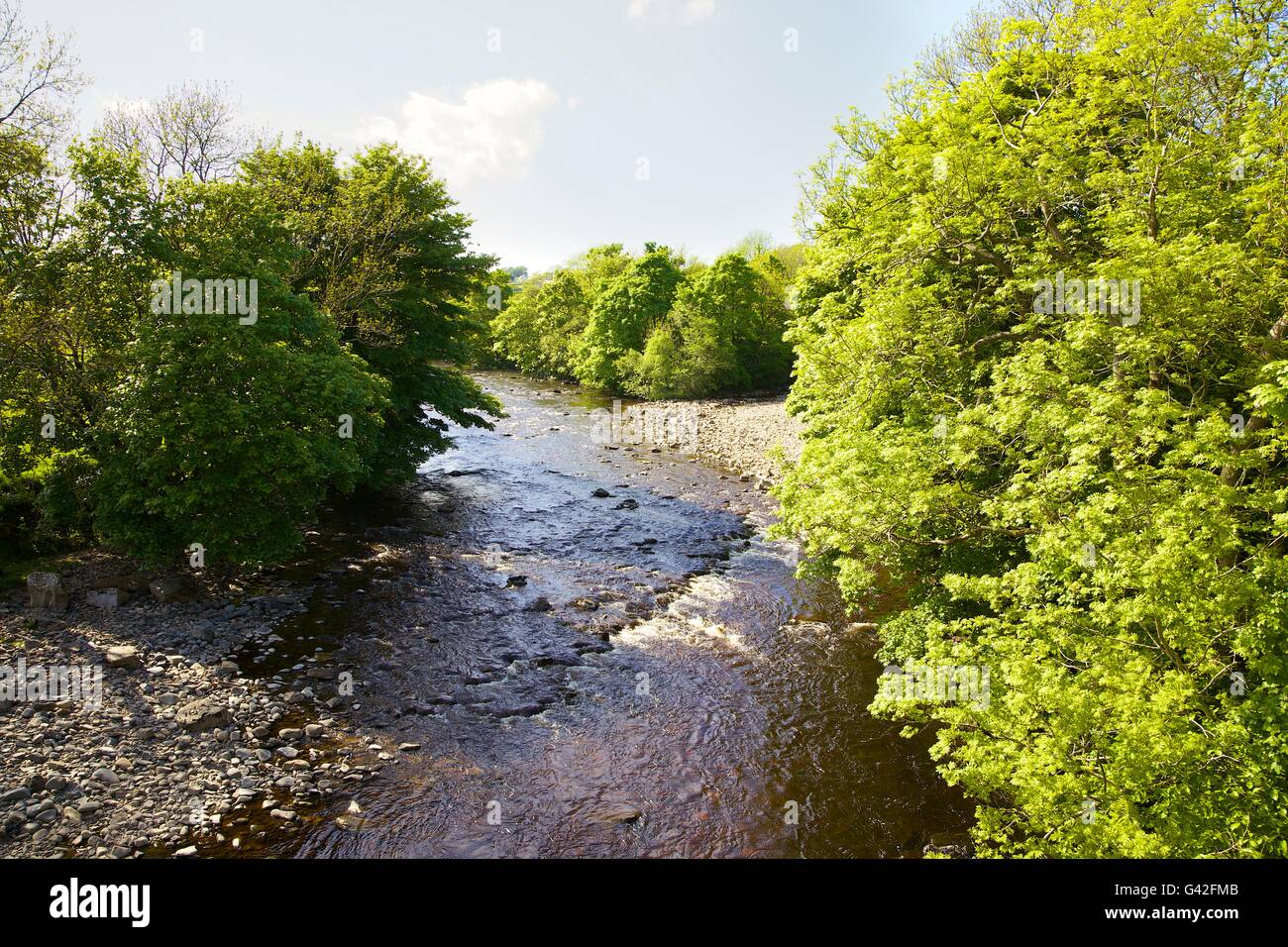 River Tees. Middleton-in-Teesdale, County Durham, England, United ...