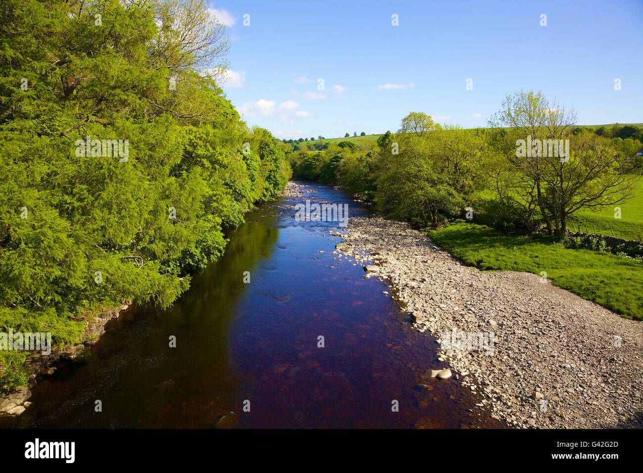 River Tees. Middleton-in-Teesdale, County Durham, England, United ...