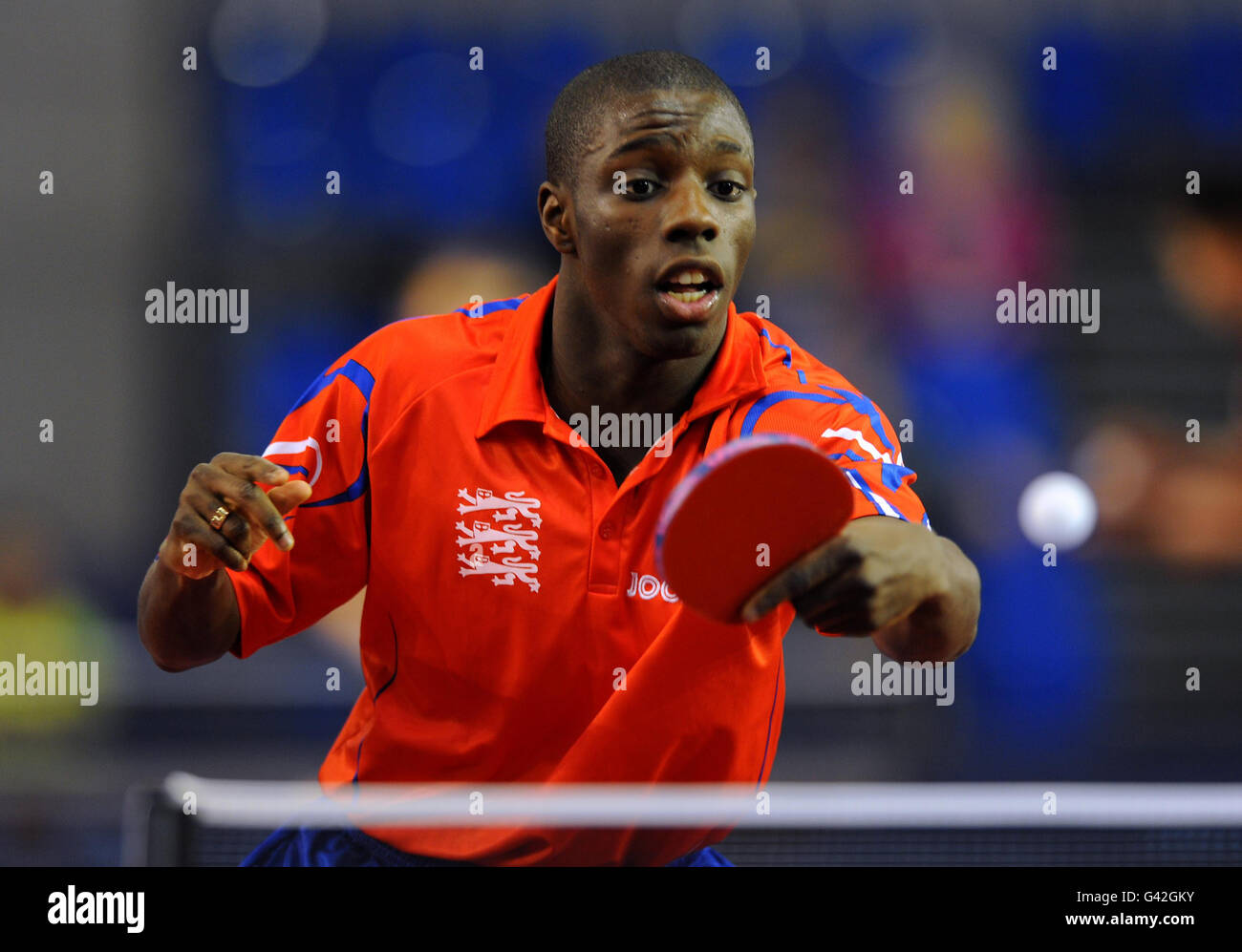England's Darius Knight in action against Ireland's John Murphy during ...