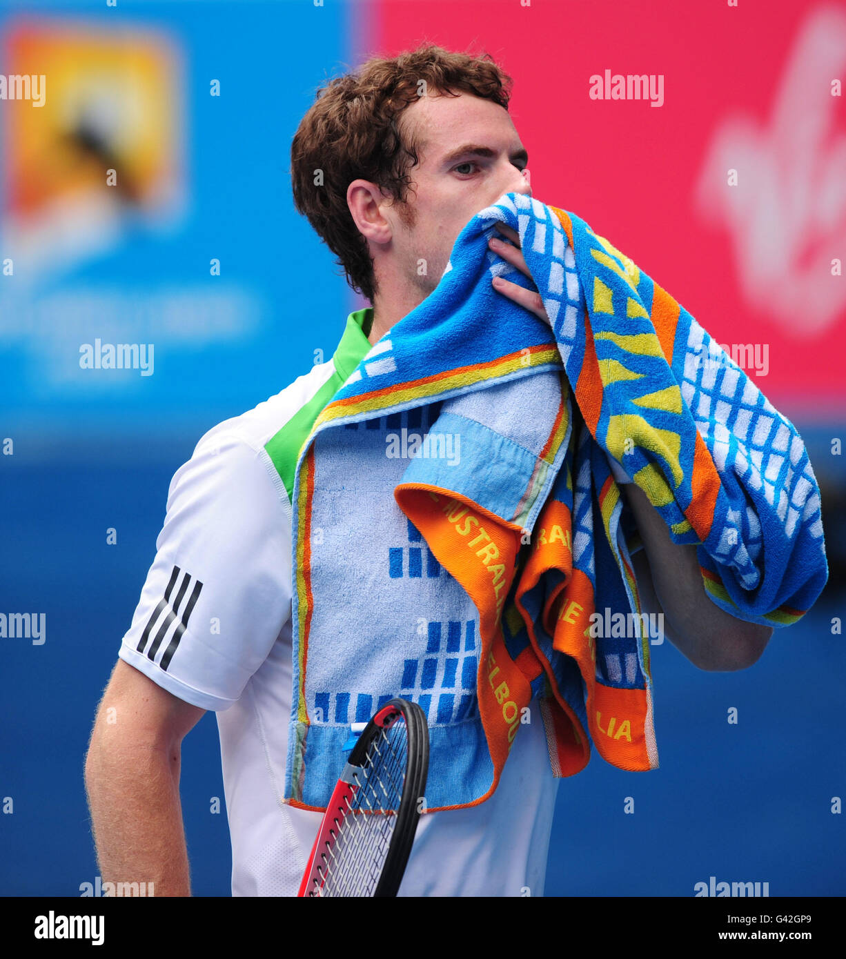 Great Britain's Andy Murray reacts after dropping the third set to ...