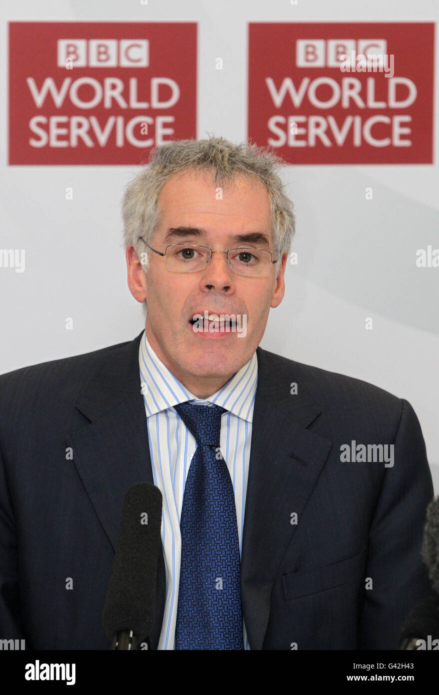 Peter Horrocks, Director of BBC Global News during a press conference ...