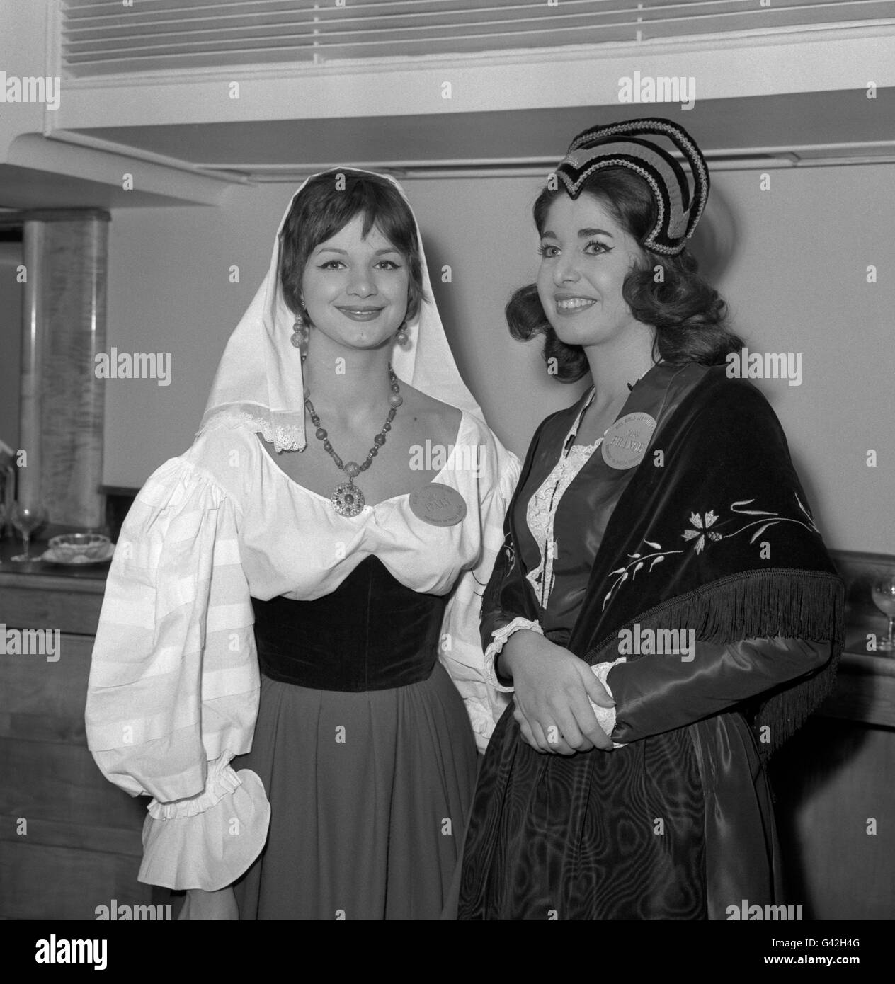 Layla rigazzi miss italy diane medina miss france hi-res stock ...